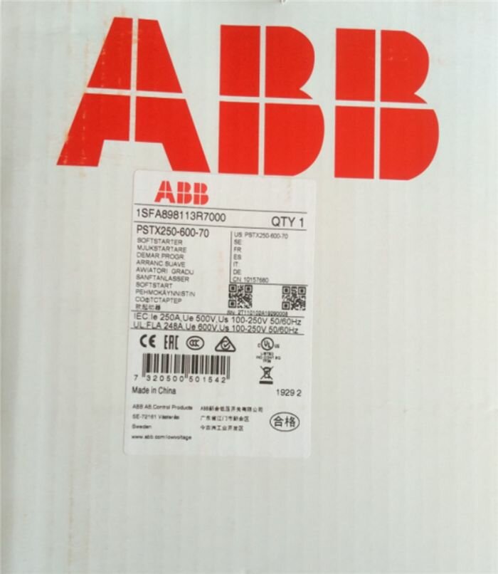 Модуль ABB PSTX250-600-70 1SFA898113R7000 Soft Starter