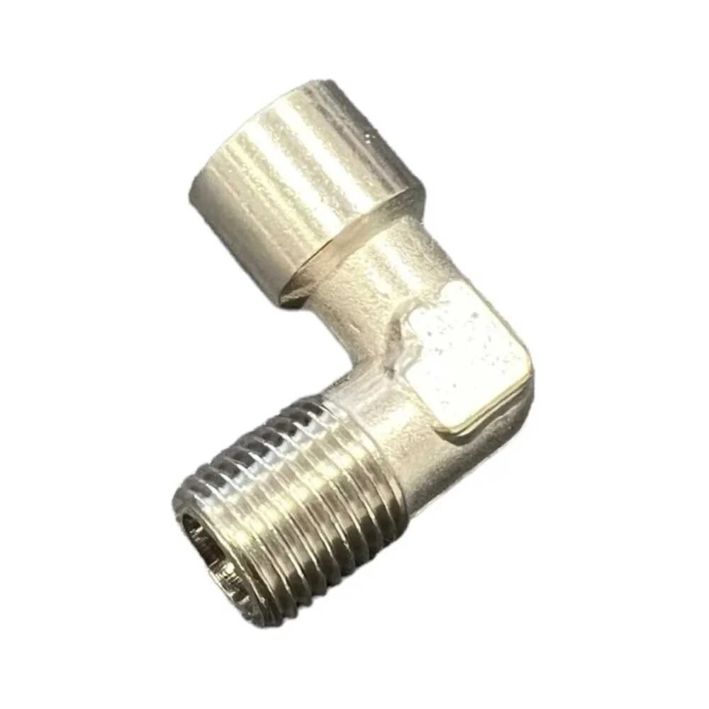 Уголок для компрессора резьба наруж. и внутр. 1/4" латунь MEL06 BlackWeld 4311bw