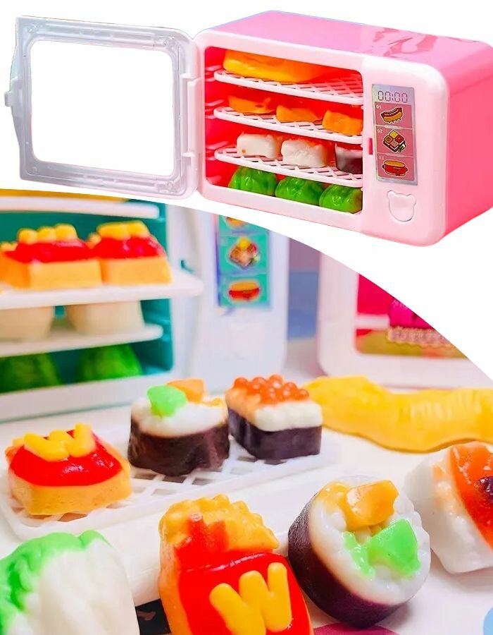 Жевательный мармелад с игрушкой микроволновая печь 35 г
