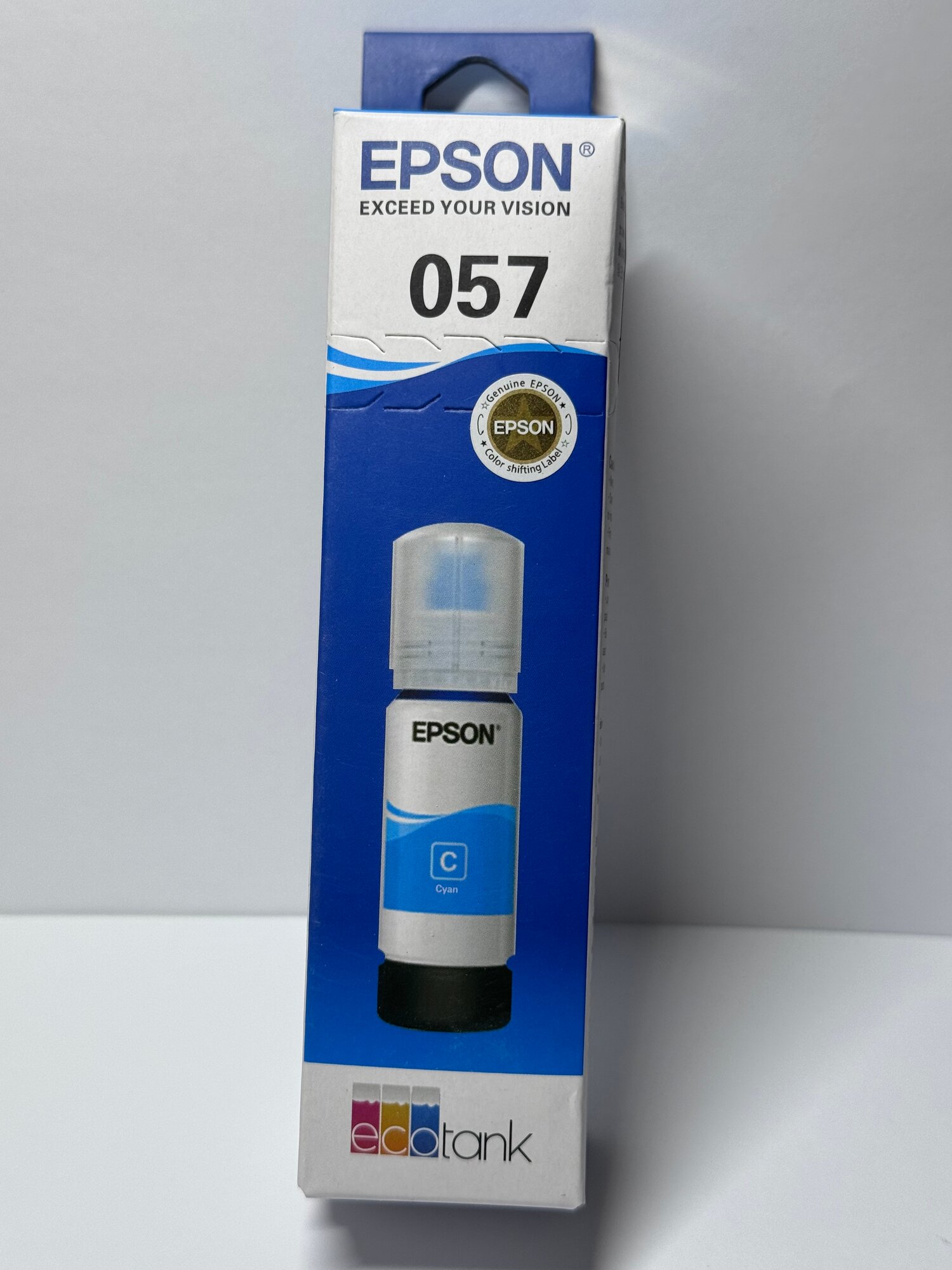 Чернила оригинальные Epson C13T09D298 057 EcoTank Ink голубой 70ml