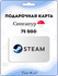Steam Подарочная карта на 75 SGD (Сингапур/SG, цифровой код)