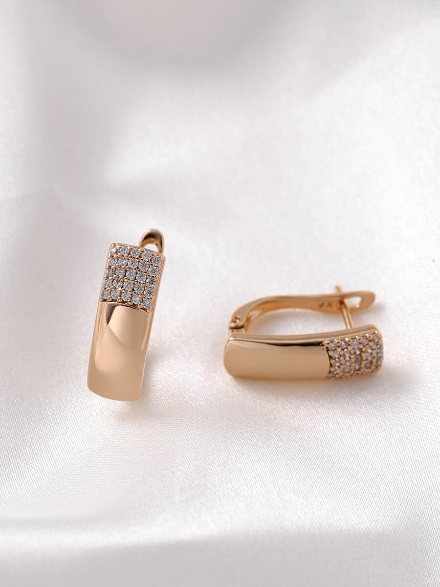 Серьги, золотой — фото 1
