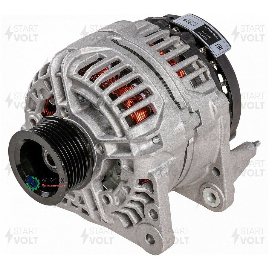 STARTVOLT LG1810 генератор! 12V 70A со шкивом\ VW Bora/Golf/Polo, Skoda Octavia 1.4-2.5i/TDi 97>