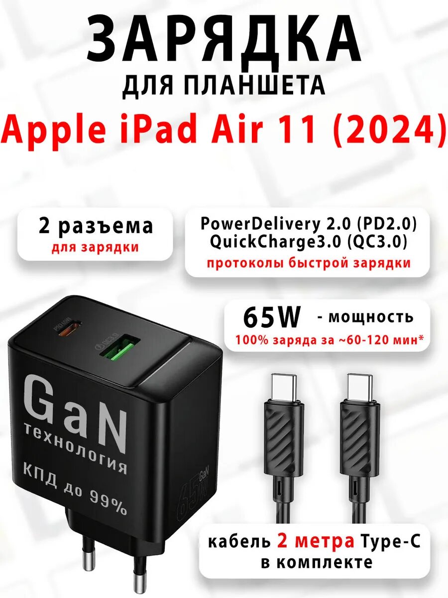 Зарядка для планшета Apple iPad Air 11 (2024)