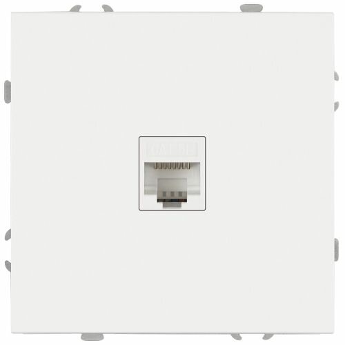 Розетка информационная 1-м СП Galaxy RJ45 16А IP20 250В бел. Эра Б0070735