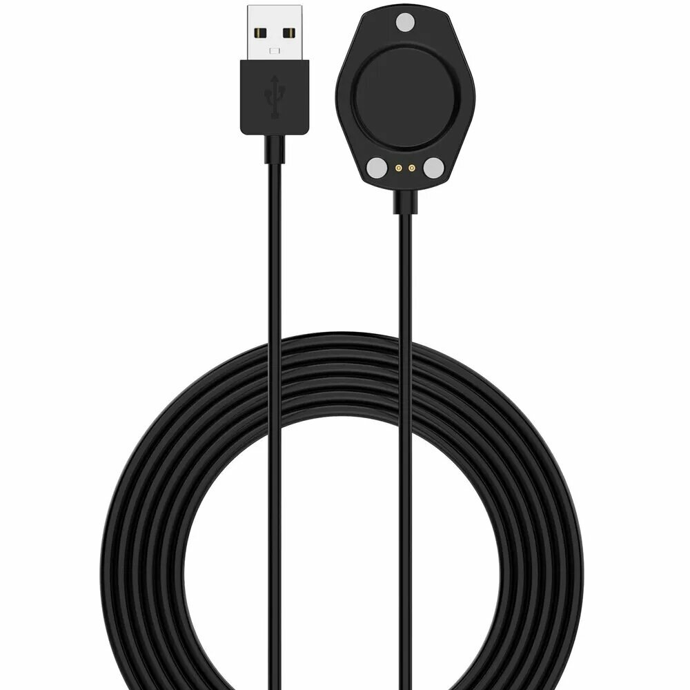 Магнитный зарядный кабель для часов Suunto Race 2 и Vertical 2 с разъёмами USB-A и USB-C