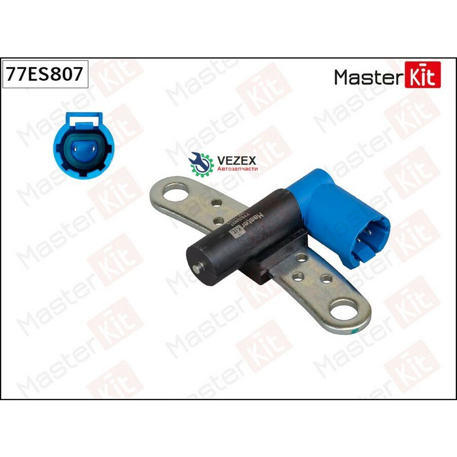 MASTERKIT 77ES807 датчик положения коленвала!\ Lada Largus 12>, Renault Logan/Clio/Twingo/Modus 1.0-1.6 04>