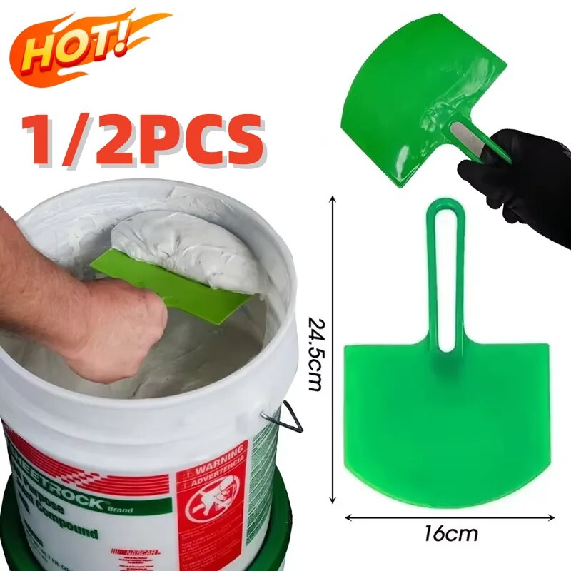 Шпатель-скребок пластиковый изогнутый 2pcs Plastic