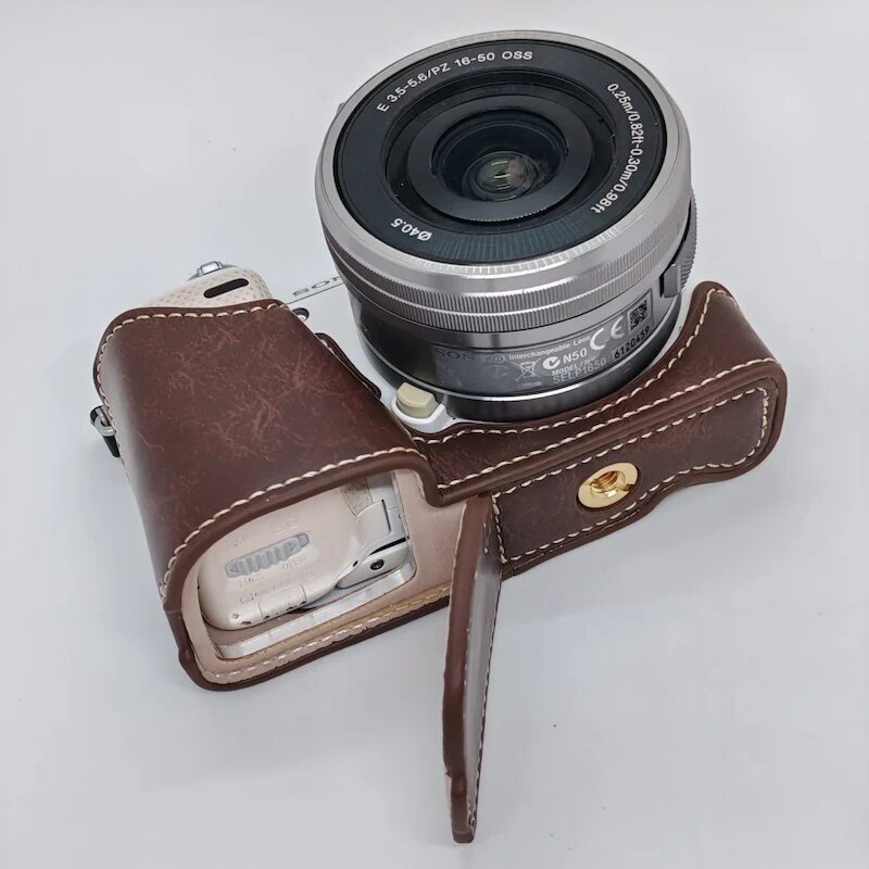 Получехол для камеры Sony NEX5 из искусственной кожи