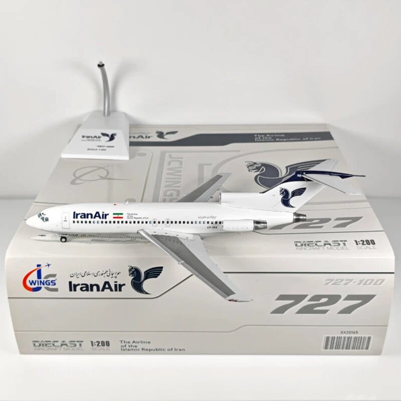 HYINUO модель самолета Иран Air B727-100 из сплава 1:200