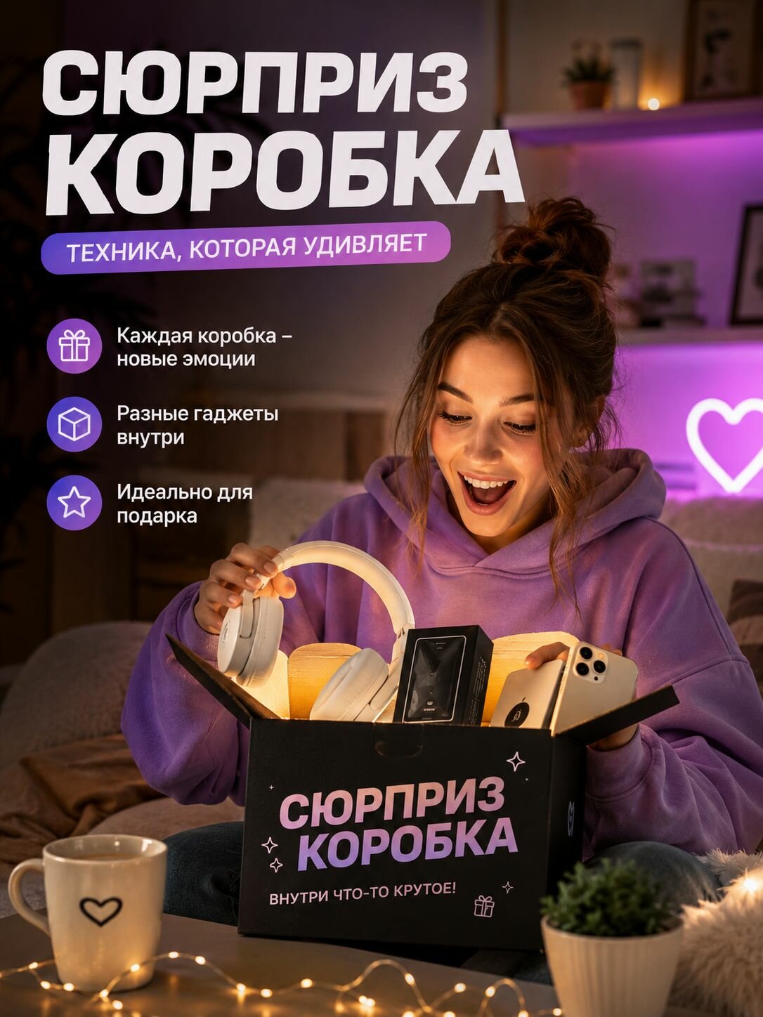 Сувенирная подарочная коробка забавный подарок