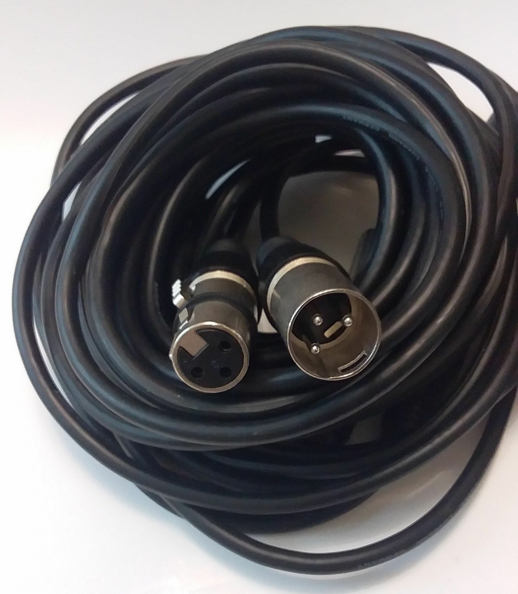 Кабель микрофонный 3-pin XLR (Canon) гнездо - 3-pin XLR (Canon) штекер длинна 10 метров