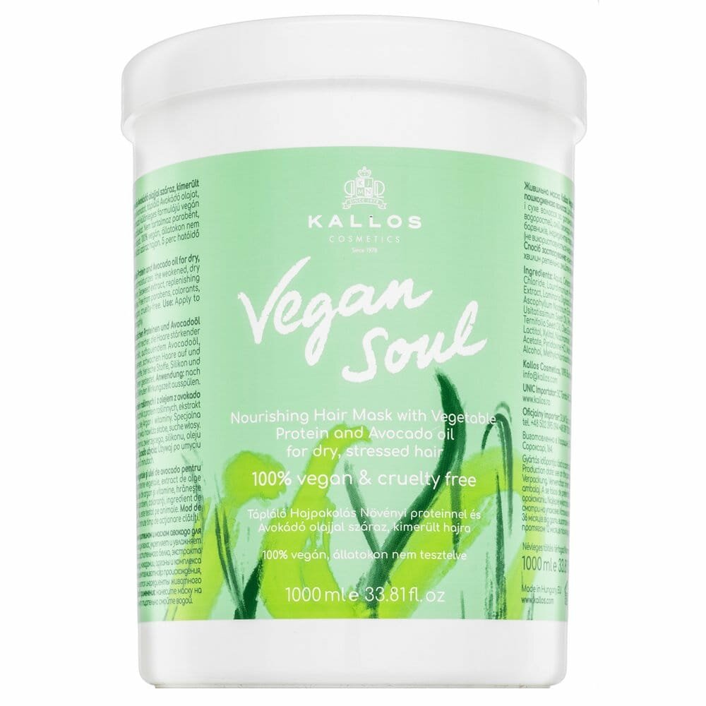 Маска для волос Kallos Vegan Soul Nourishing Hair Mask 1000 мл