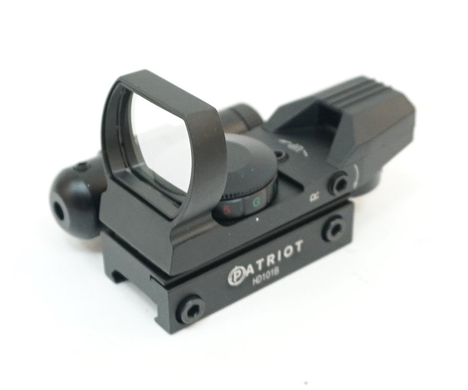 Коллиматорный прицел Patrict 1x33x22 на Weaver, зеленый/красный с ЛЦУ BH-KP03W