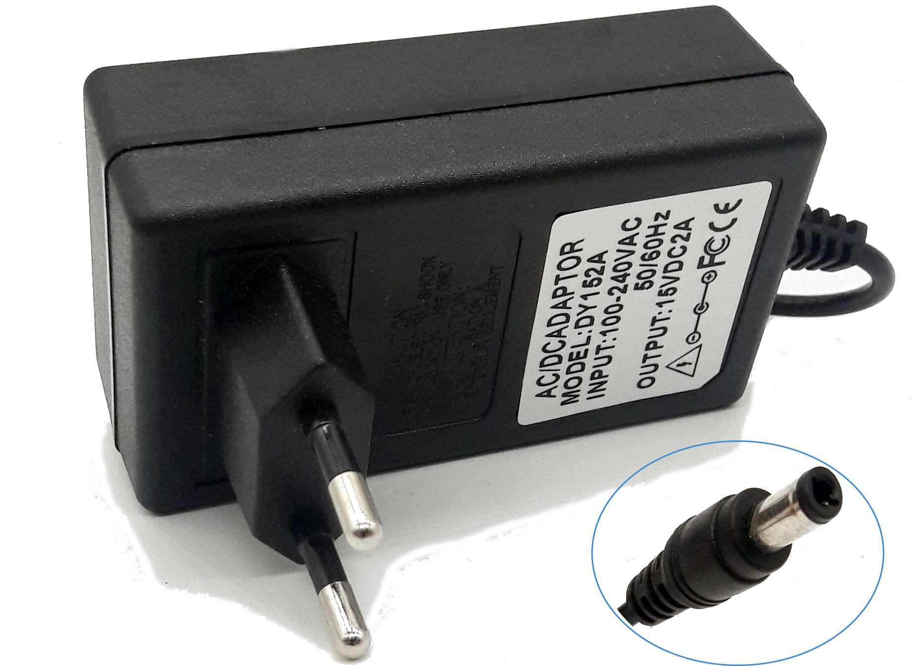 Блок питания 15V 2A разъем 5.5x2.5 мм