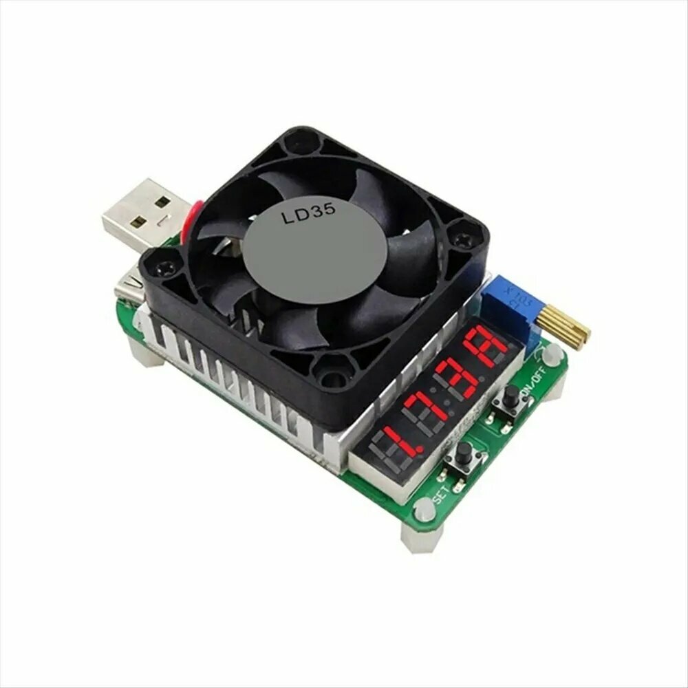 Электронный USB-Тестер Нагрузки С Регулируемы