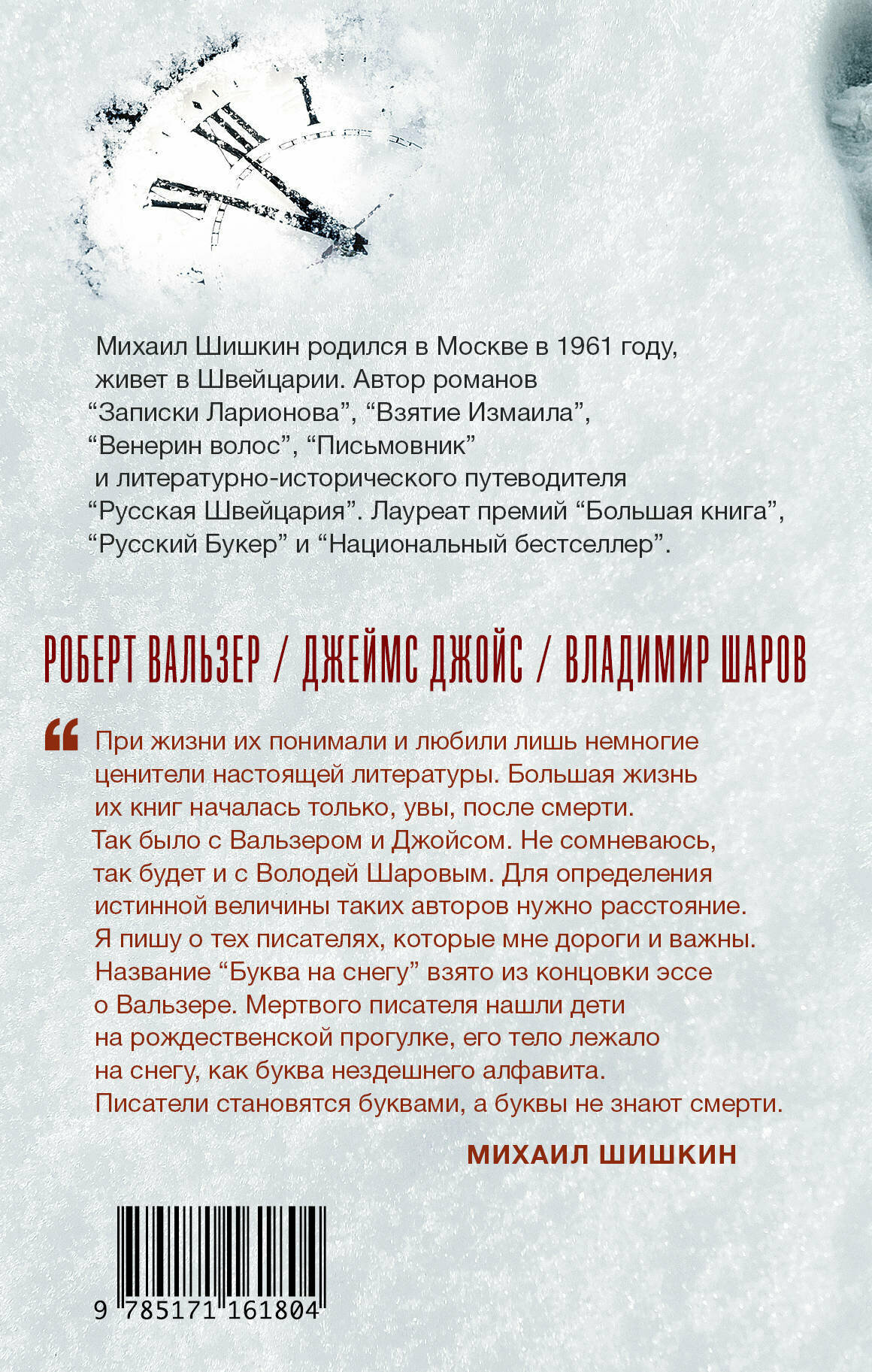 Буква на снегу — фото 1