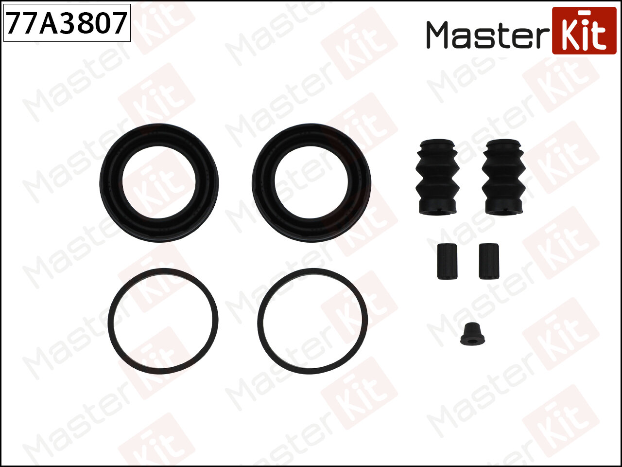 Ремкомплект переднего тормозного суппорта Jeep GRAND CHEROKEE II WJ WG 1998 - 2005 GRAND CHEROKEE - MasterKit 77A3807