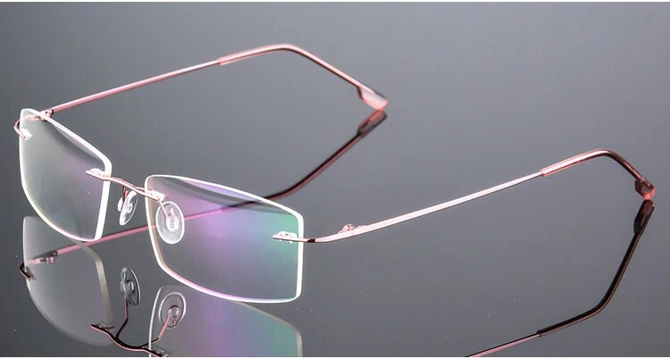 Мужские безрамочные очки Pink SOPRETTY F858