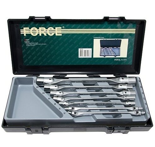 Набор FORCE 5075 торцевых ключей Е-станд. 7 предметов