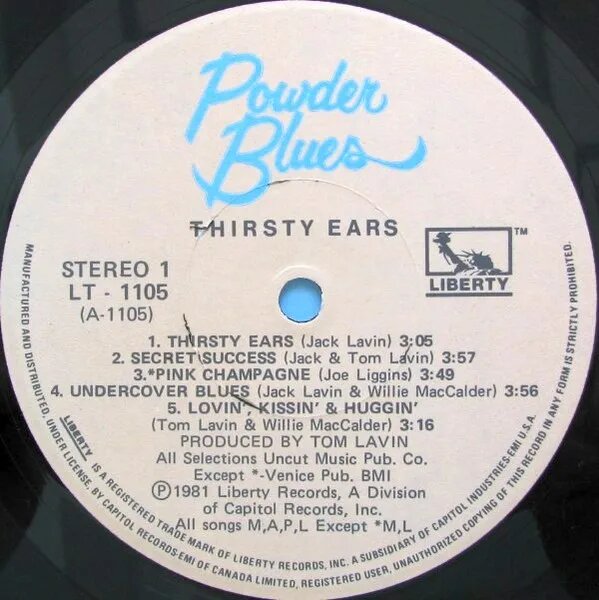 Powder Blues - Thirsty Ears EX — фото 1