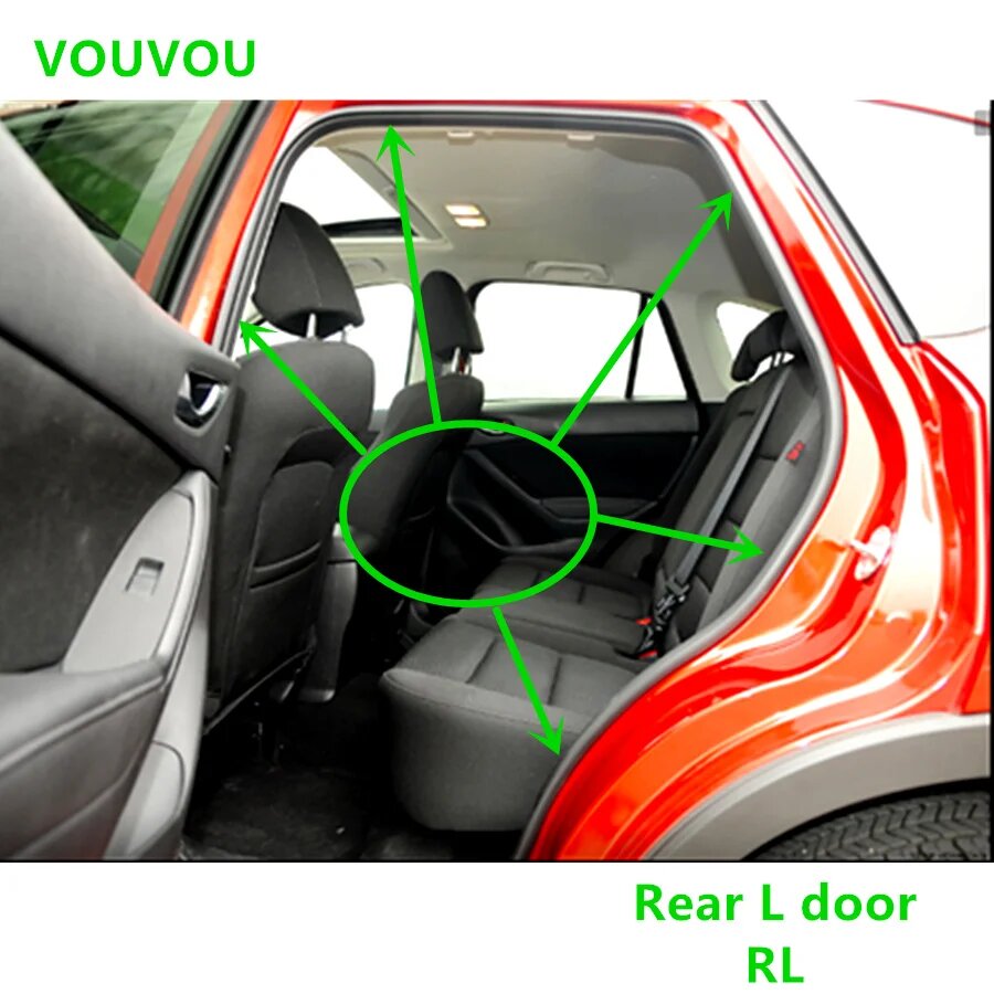 Автомобильные аксессуары KD53-68-911, резиновый уплотнитель двери для Mazda CX-5 2011-2016, KE KD53-68-912