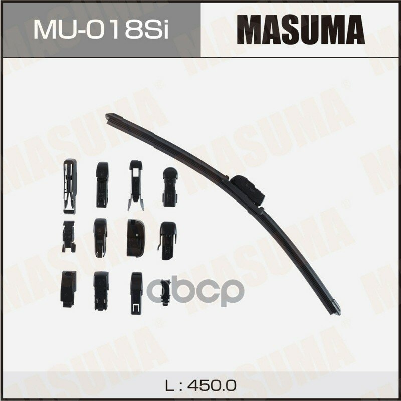 Щетка плоская! силикон 450mm крюк универсальная Masuma арт. MU-018SI
