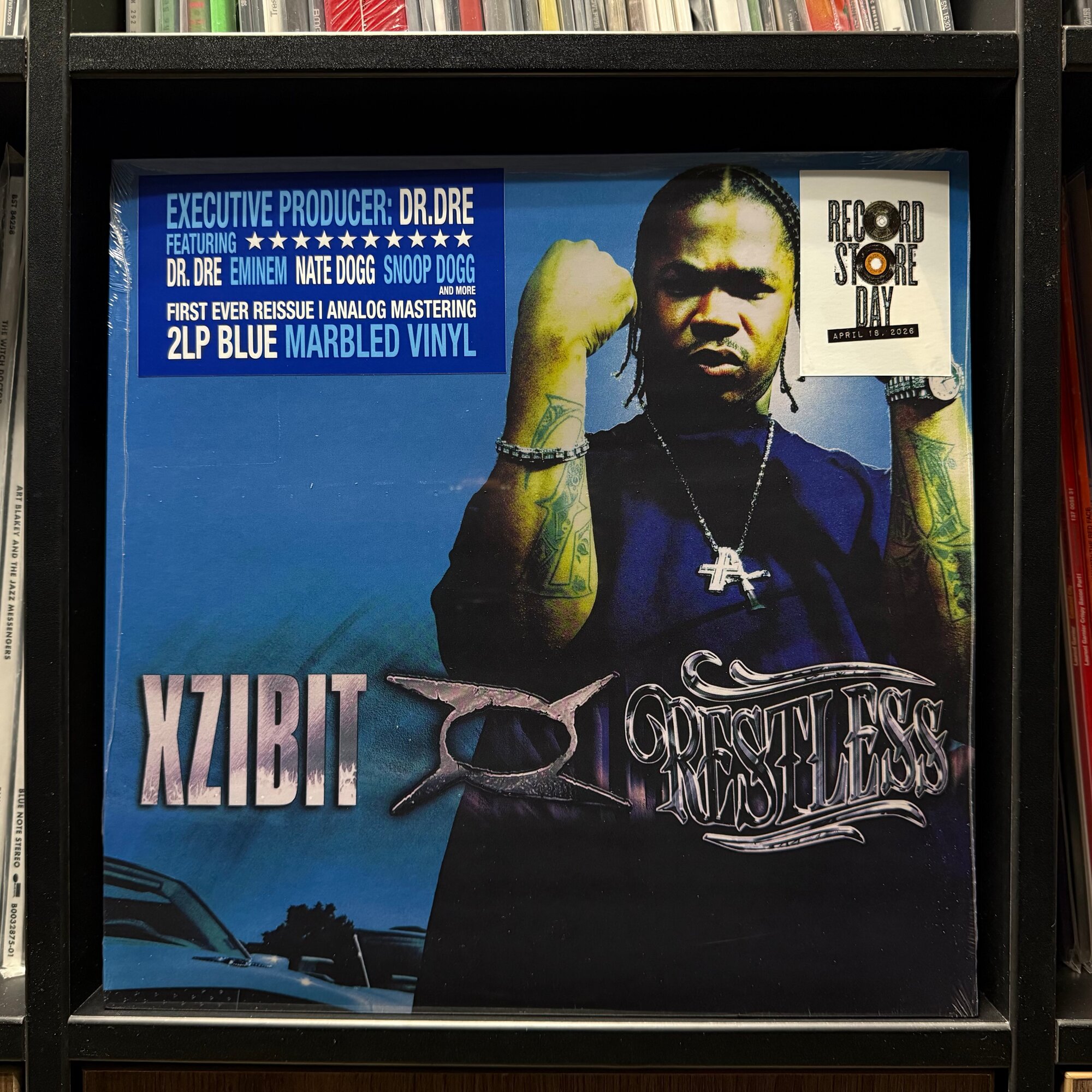 Виниловая пластинка XZIBIT - Restless (Record Store Day RSD 2026) (still sealed, blue marbled vinyl 2xLP) LP Винил