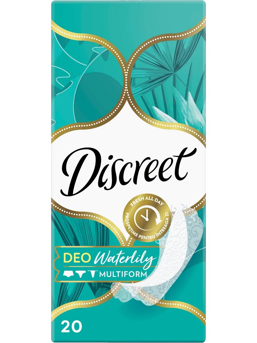 Прокладки ежедневные DISCREET Multiform Skin Love, 18шт