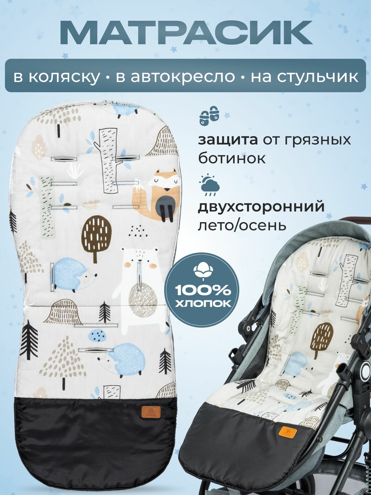 Матрас в прогулочную коляску