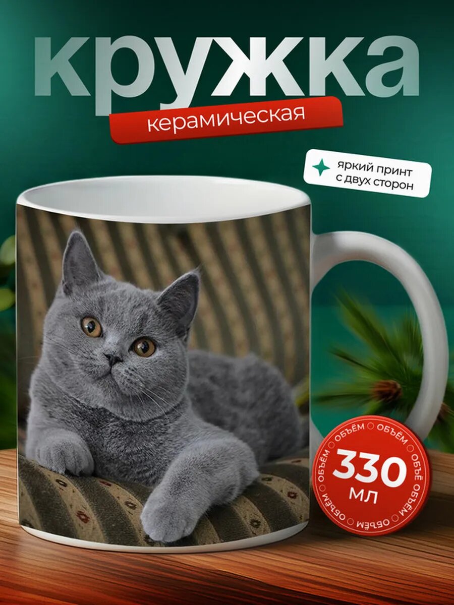 Кружка Британская короткошерстная кошка 3,