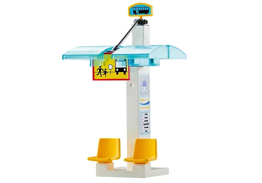 Playmobil-Мир Моби: Автобусная остановка-9813