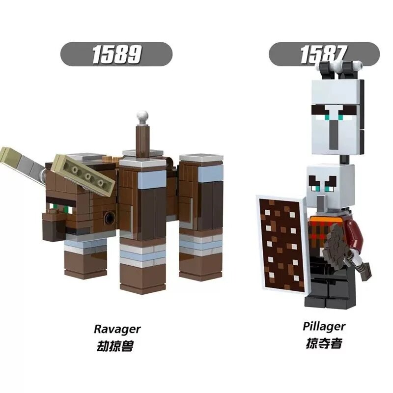 Аниме фигурок Конструктор (совместим с лего), Майнкрафт/Minecraft