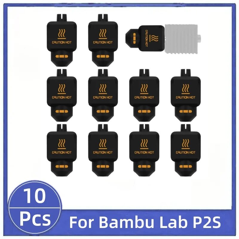 Силиконовые чехлы для 3D-принтера Bambu Lab P2S (10 шт.) 10PCS