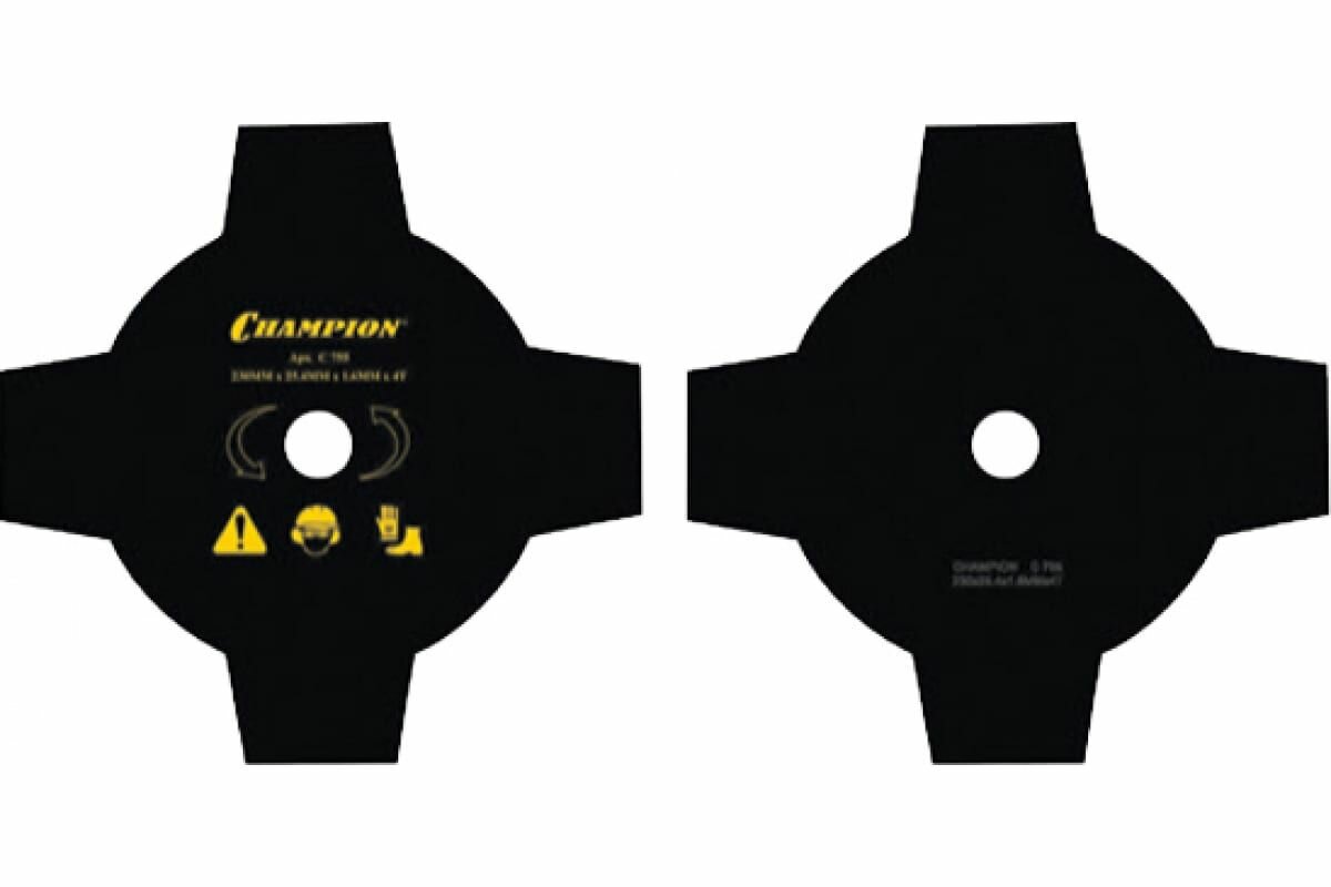 Нож для жесткой травы (250х20 мм) Champion C5119