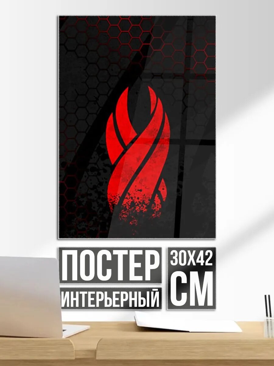 Постер на стену Dead space обелиск мёртвый космос