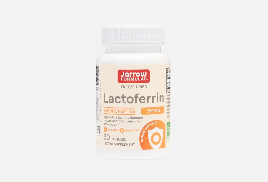 Jarrow Formulas 250 мг в капсулах Лактоферрин 30 шт