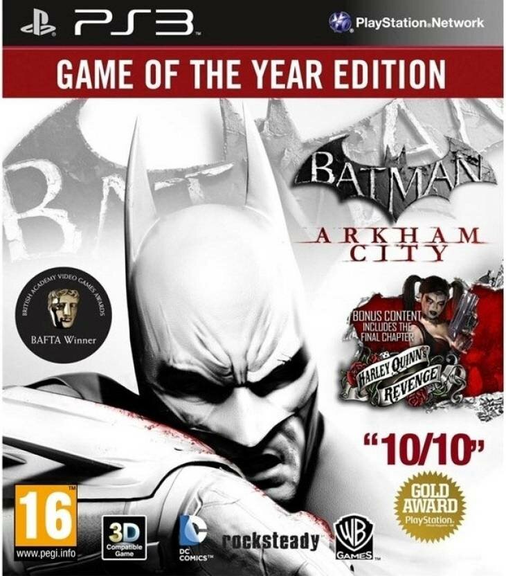 Batman: Arkham City - Game of the Year Edition [PS3, русские субтитры]