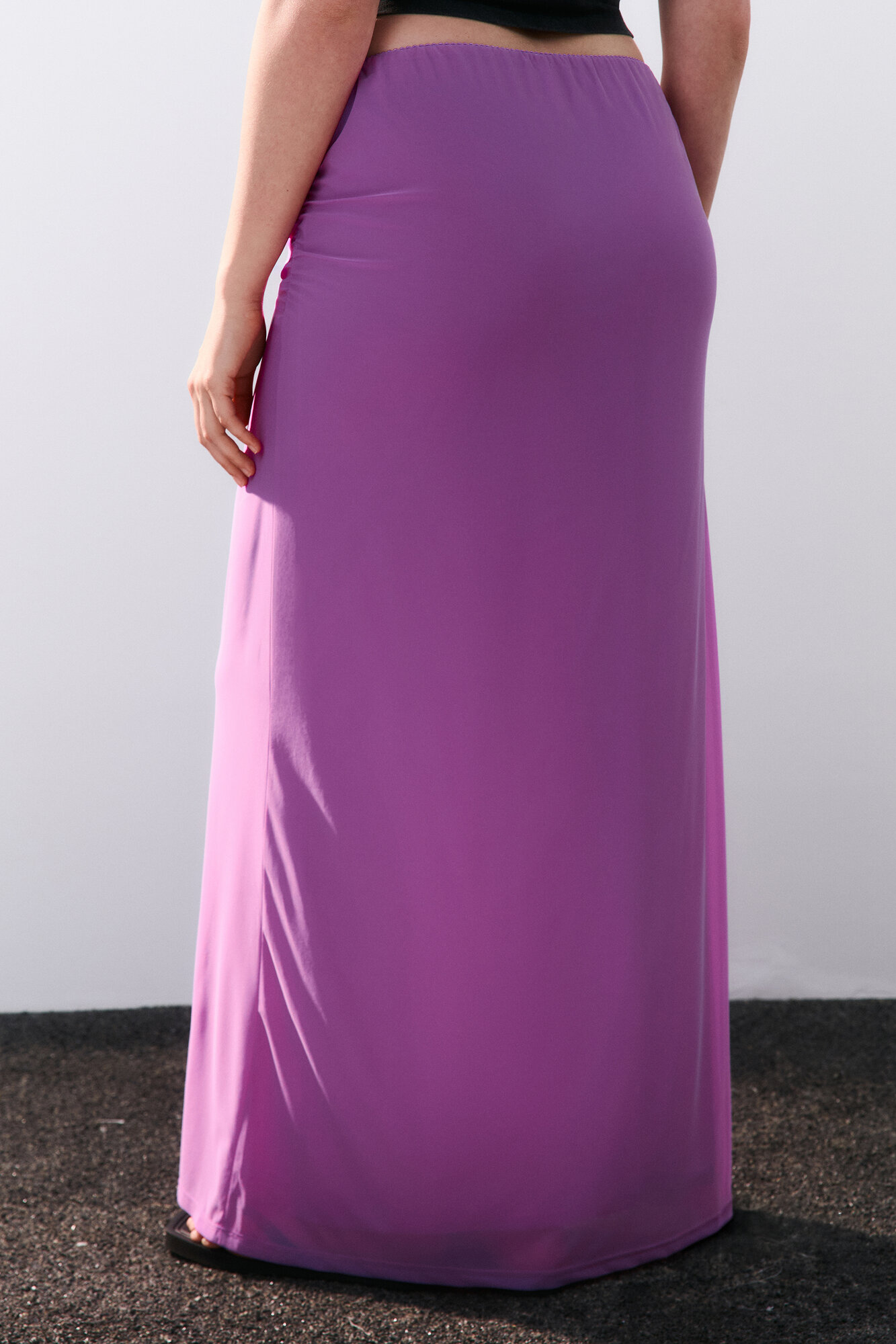 Юбка Befree plus size, размер 2XL, фуксия — фото 1