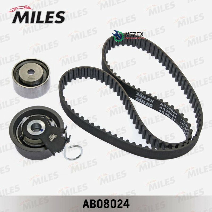 MILES AB08024 Комплект ремня ГРМ HYUNDAI i30/TUCSON/KIA CEED/SPORTAGE 2.0 03- AB08024