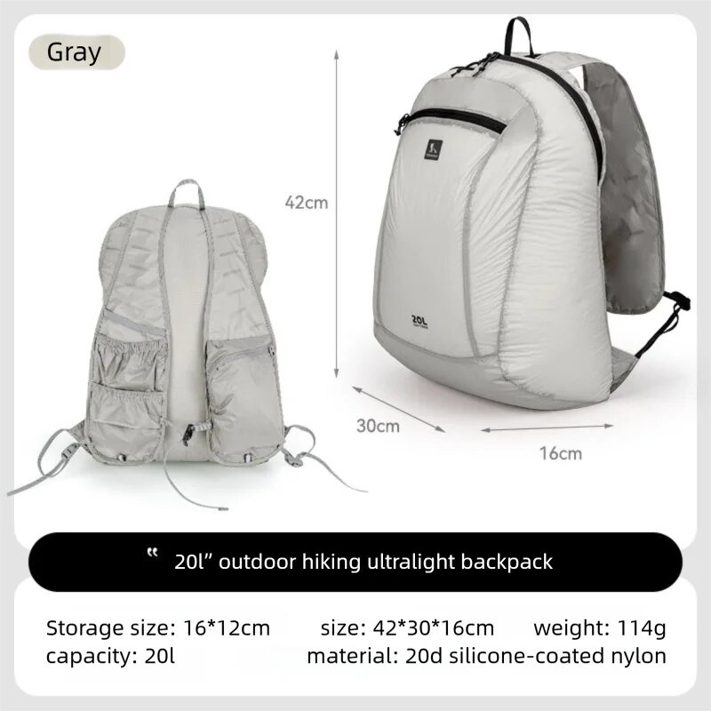 HIKEMAN 2025 рюкзак Gray