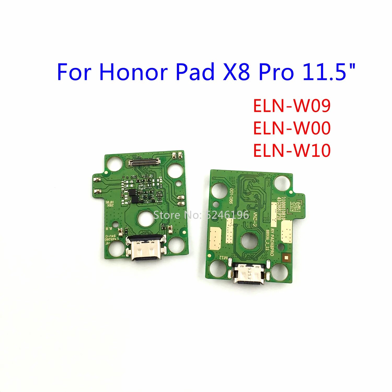 1 шт. USB-порт для зарядки, разъем зарядного устройства для Huawei Honor Pad X8 Pro 11.5" ELN-W09 ELN-W00 ELN-W10, запасная часть