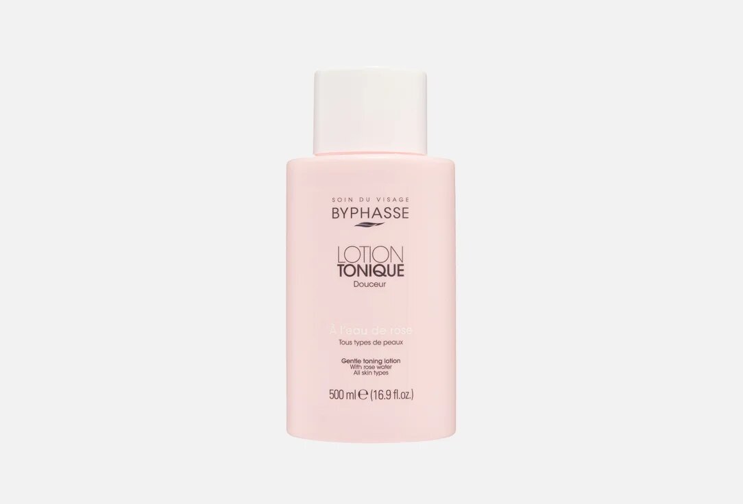 BYPHASSE ROSE WATER Очищающий тоник для лица 500мл