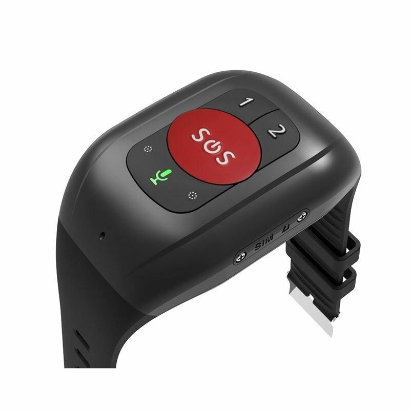 GPS-трекер, браслет, аварийная сигнализ, 4G, SOS, для пожилых людей，Температура и кровяное давление.