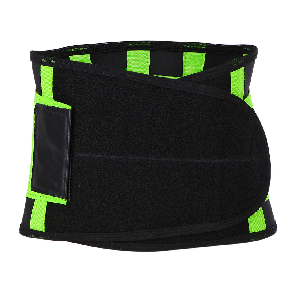 Пояс для поддержки талии Fitness Workout Adjustable Belly Abdomen Trimmer Sports Waist Brace Support для бега йоги, материал неопрен, цвета синий фиолетовый оранжевый зеленый, размеры S M L, 1 штука