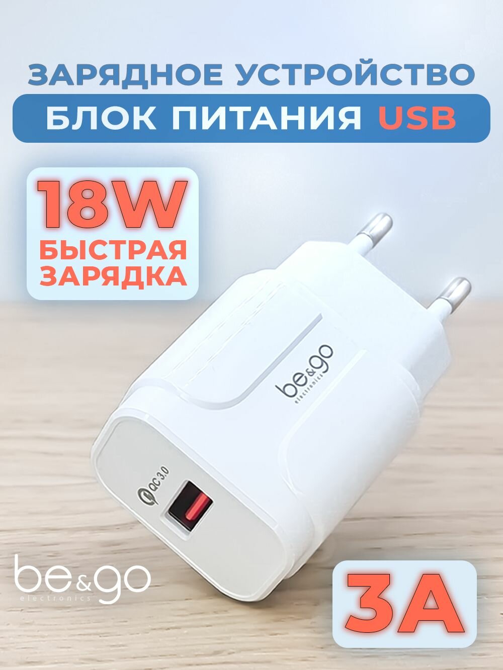 Зарядное устройство для телефона / Быстрая зарядка / Блок питания usb / Зарядка для iphone / Блок для зарядки