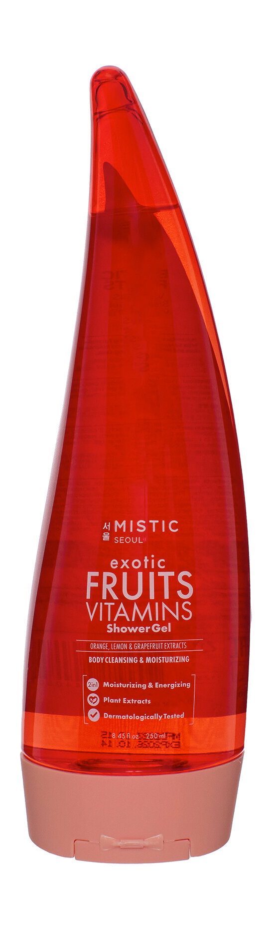 MISTIC Гель Exotic Fruits Vitamins Shower Gel для душа с экстрактами фруктов и витаминами, 250 мл