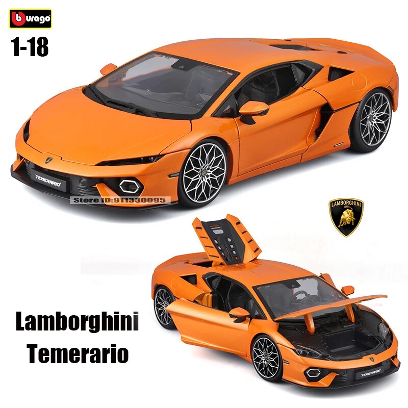 Модель автомобиля Lamborghini Temerario Bburago 1:18 1-18 Temerario1