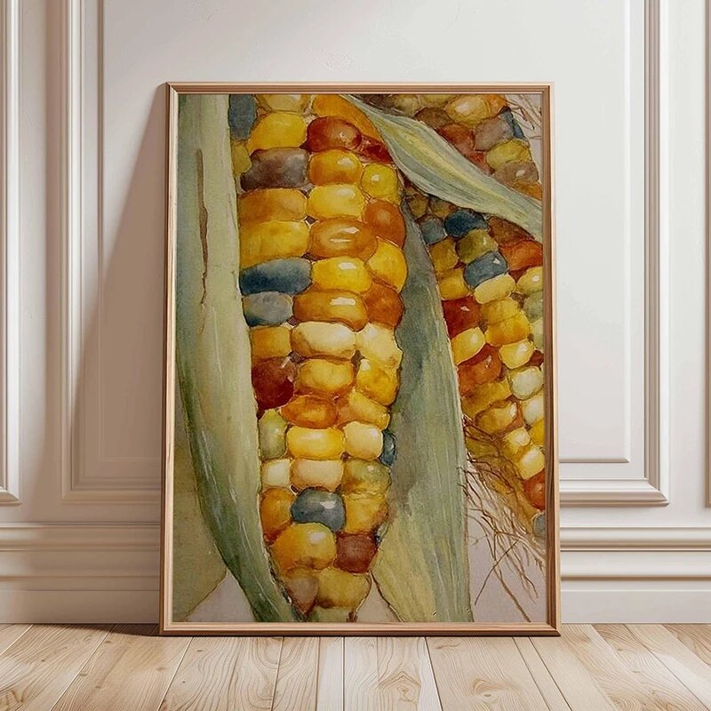 Натюрморт с хлебом, печать на холсте Q0123-9, 20x30cm Unframed
