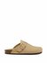 Шлёпанцы GEOX Buckle-fastening leather slides, размер 40 EU, разноцветный